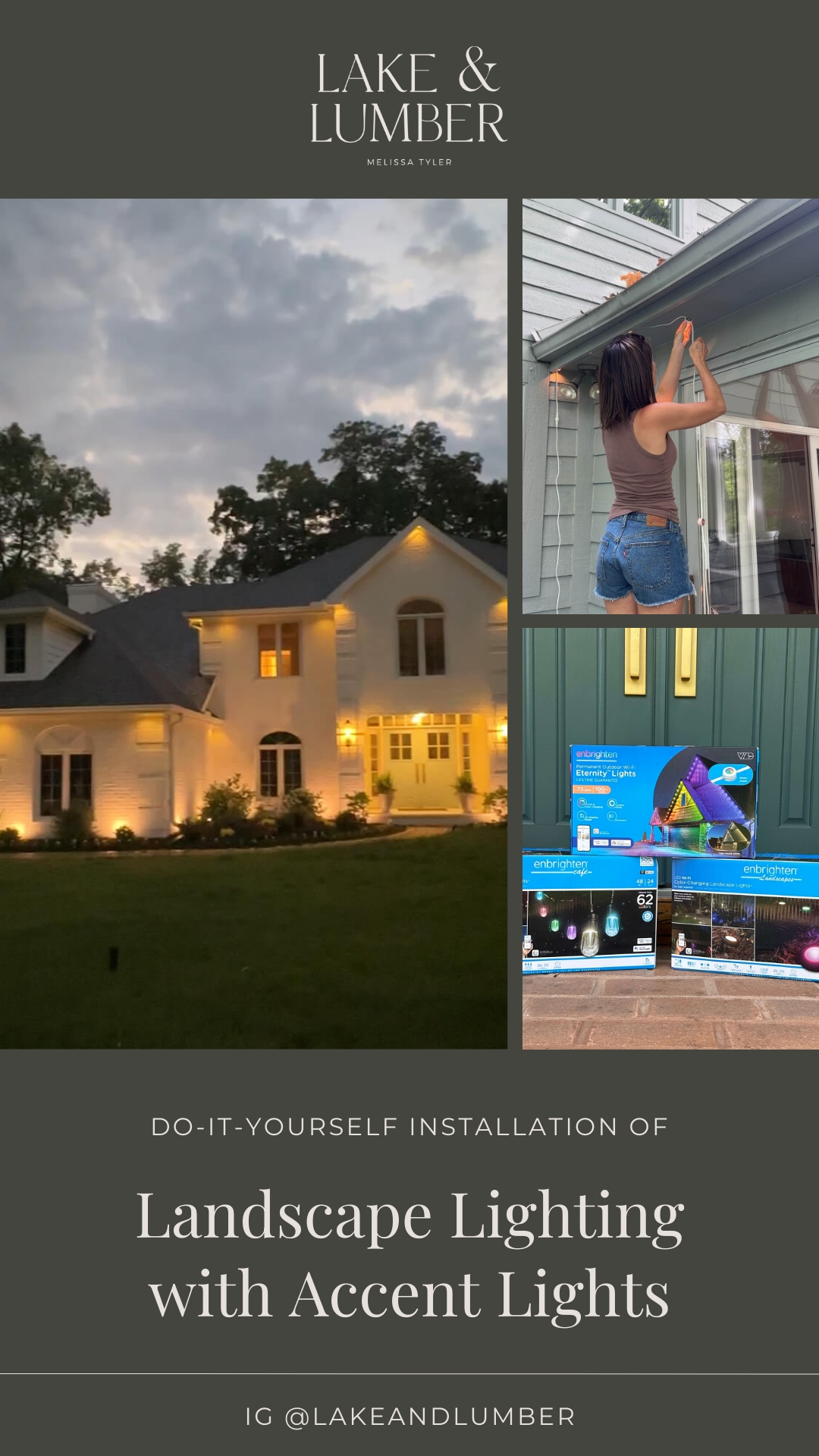 Accent your Home with Landscape Lighting on a Budget - Lake and Lumber