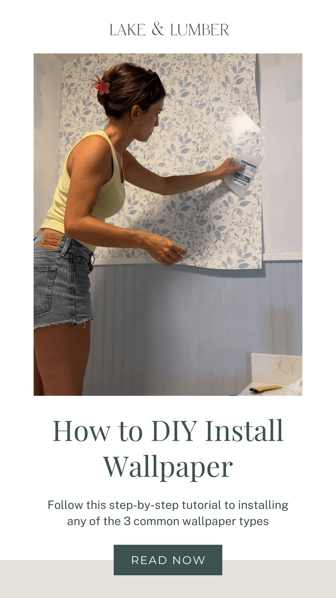 How to Install Wallpaper in 5 Easy Steps - Lake and Lumber