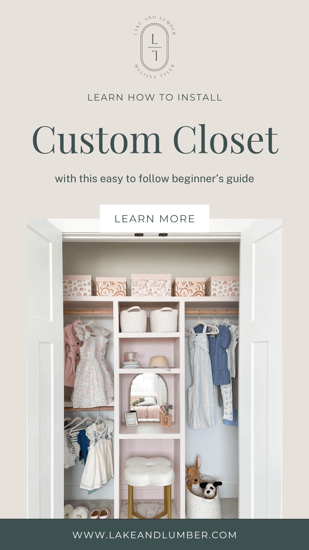 How to Build a Custom DIY Closet - Lake and Lumber