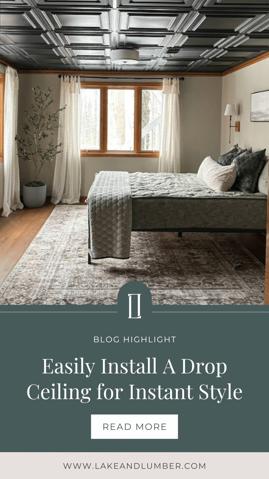 How to Upgrade Your Basement Drop Ceiling - Lake and Lumber